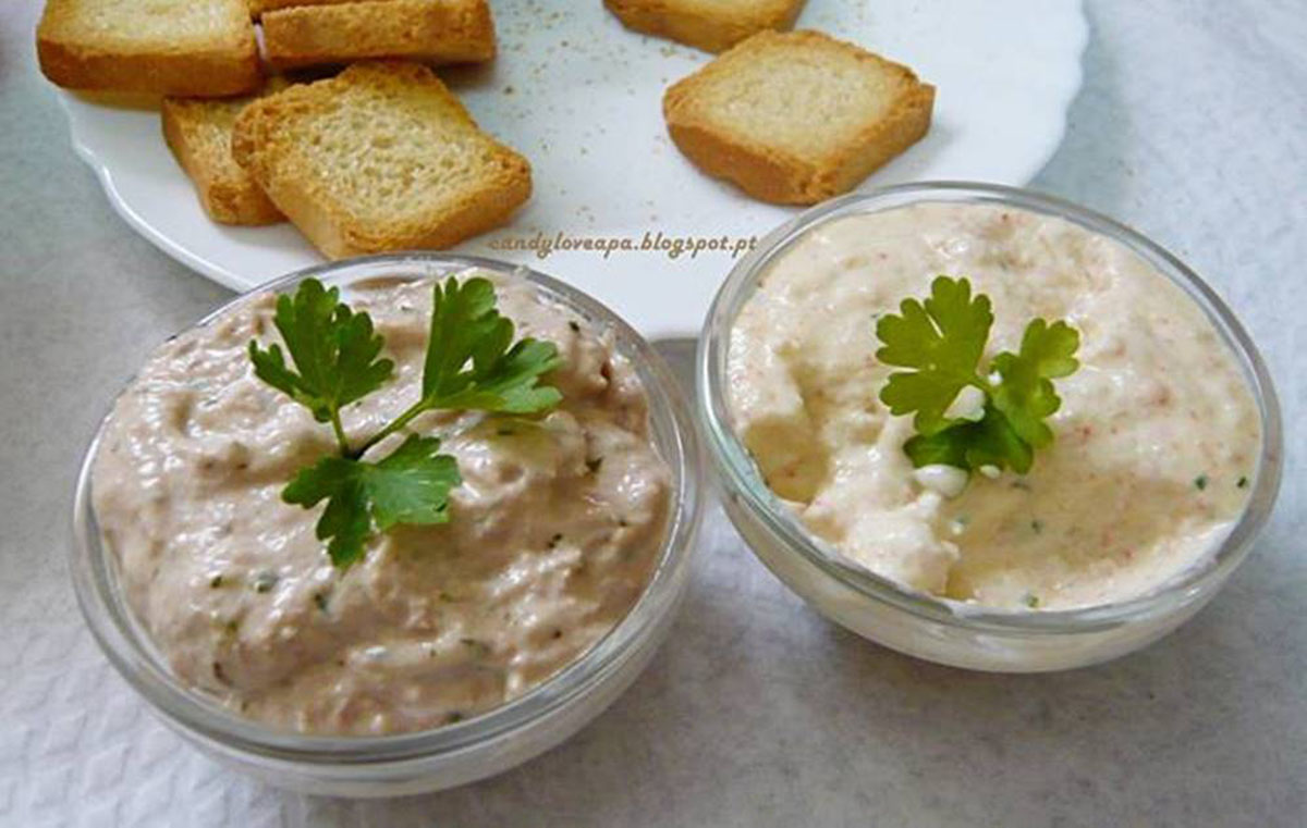 Patês de atum e de delícias do mar (receita fácil e rápida) - 1001 Ideias