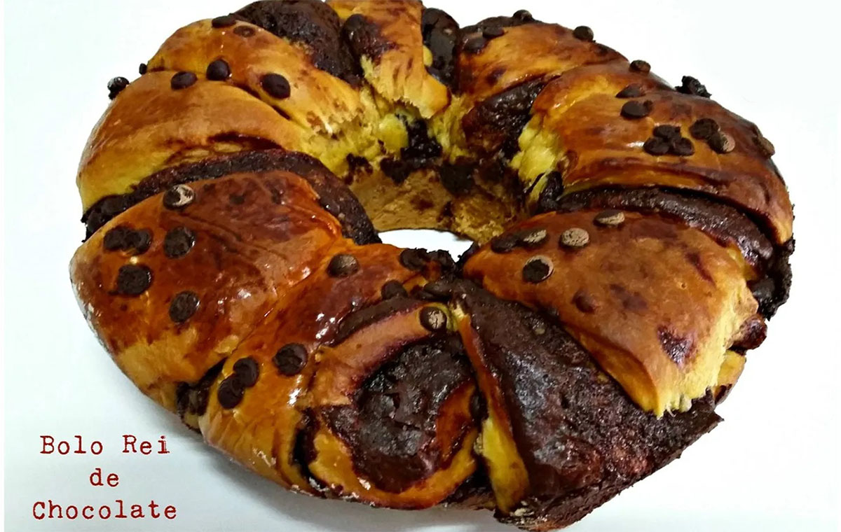 Bolo Rei de Chocolate (a minha receita favorita de bolo rei) - 1001 Ideias