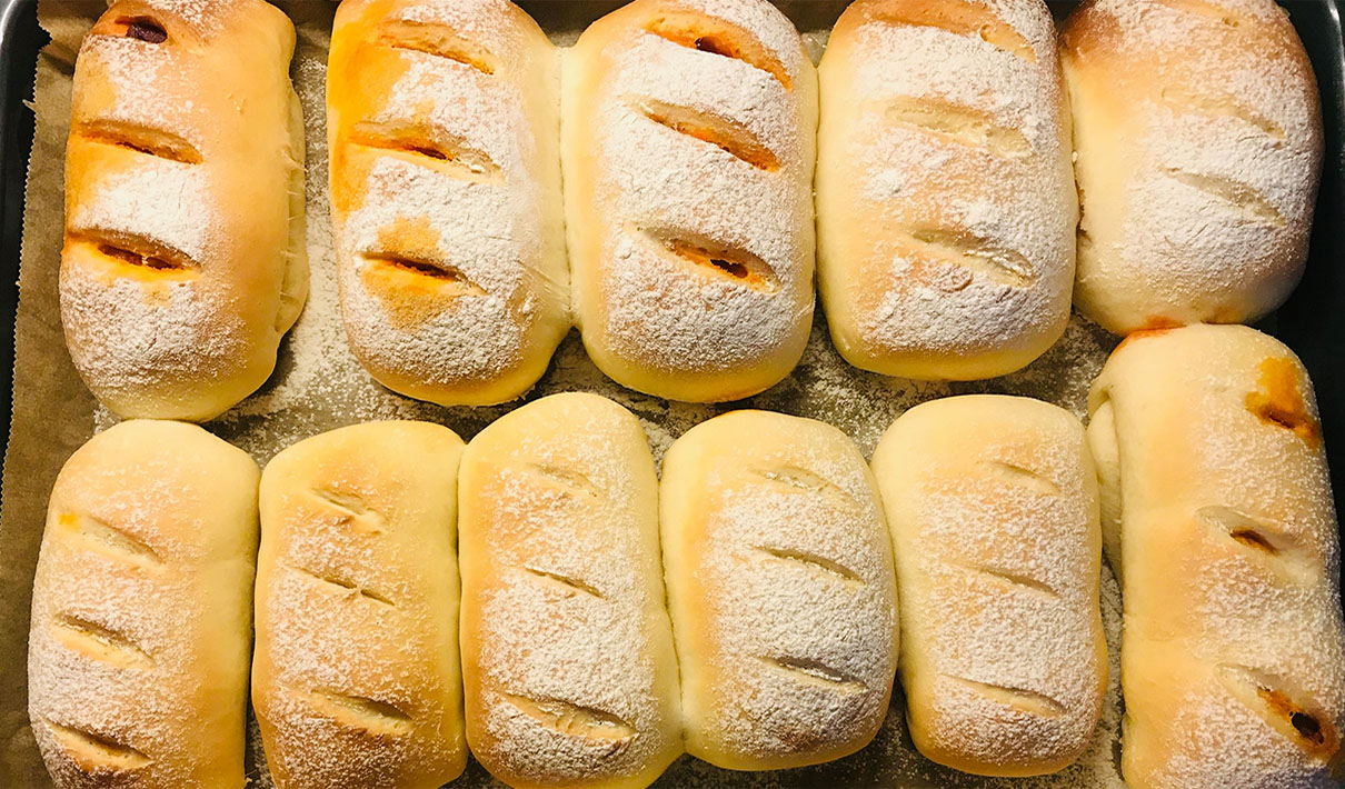 Pão com chouriço - ficam fofinhos e muito deliciosos - 1001 Ideias